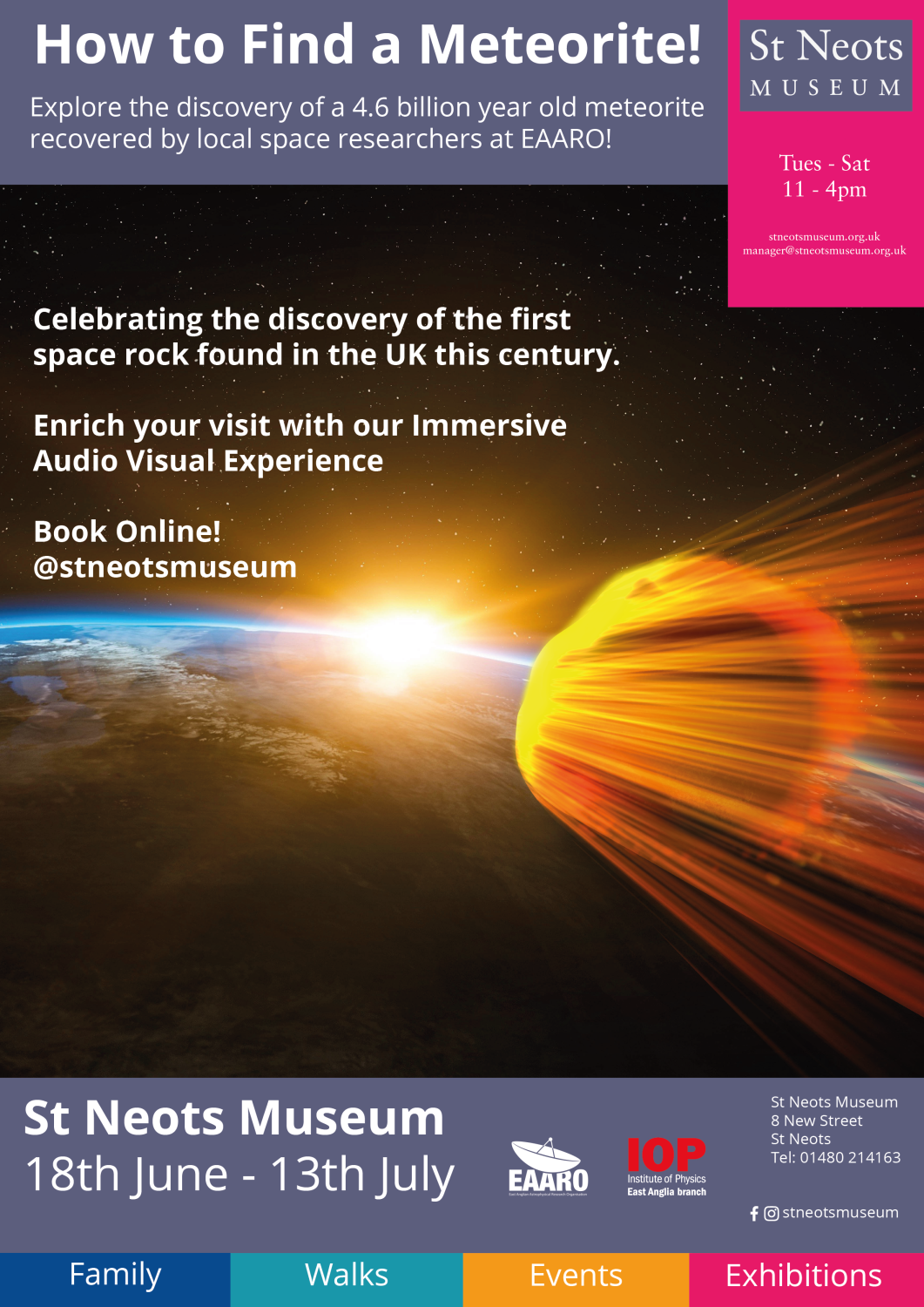 Month Exhibition Meteor Poster A4-01 - St Neots Museum